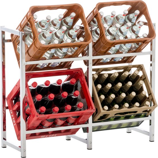 Krattenrek Angela - Opbergrek - 4 Kratten - Extra Stevig - Metaal | bol.com