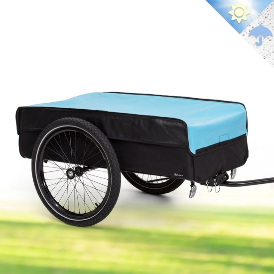Companion aanhanger L 40 kg/50 ltr fietsaanhanger handkar 16" | bol