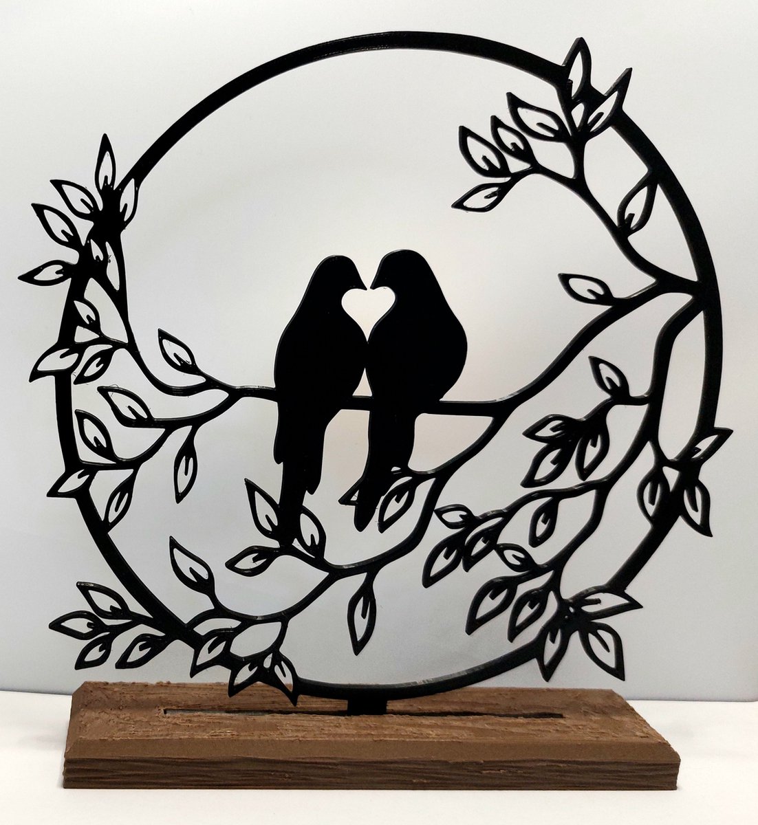 Lovebirds Ornament op voet - Ashtonville - 18,3 cm x 17,6 cm - ornament ...
