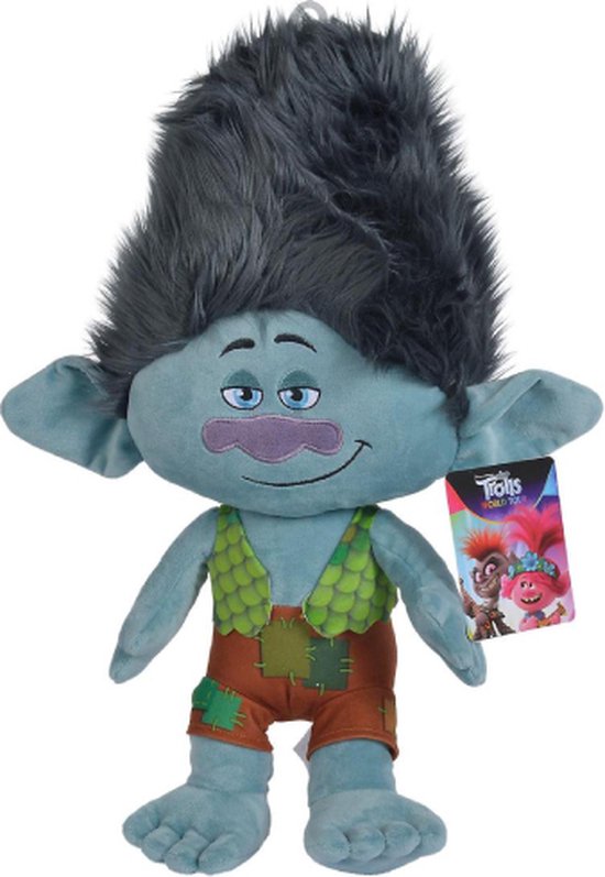 Branch - Trolls World Tour Pluche Knuffel XL 50 cm | bol.com