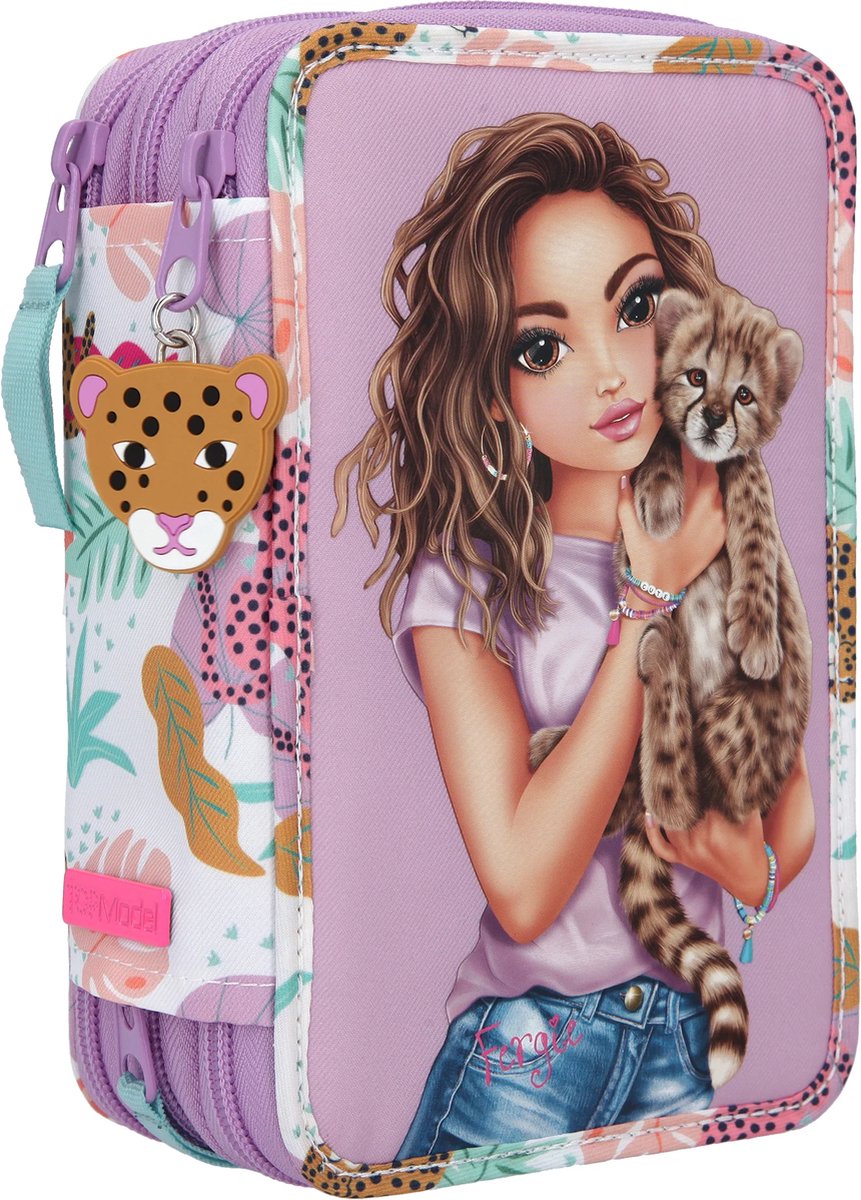 Depesche - TOPModel 3-vaks etui, gevuld - URBAN JUNGLE | bol.com