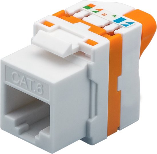 Goobay Keystone modul RJ45 CAT 6, UTP, 250 MHz | bol.com