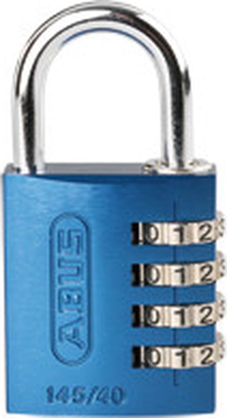 ABUS 145 hangslot met cijferslot Blauw 145/40 | bol