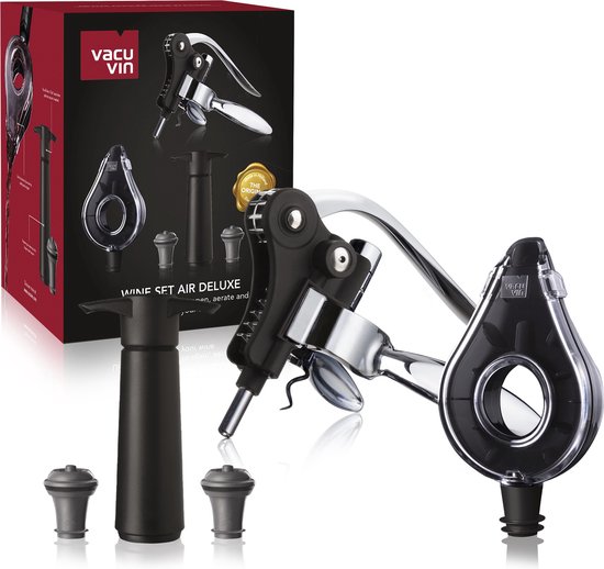 Vacu Vin Wine Set Air Deluxe - 5-delig | bol