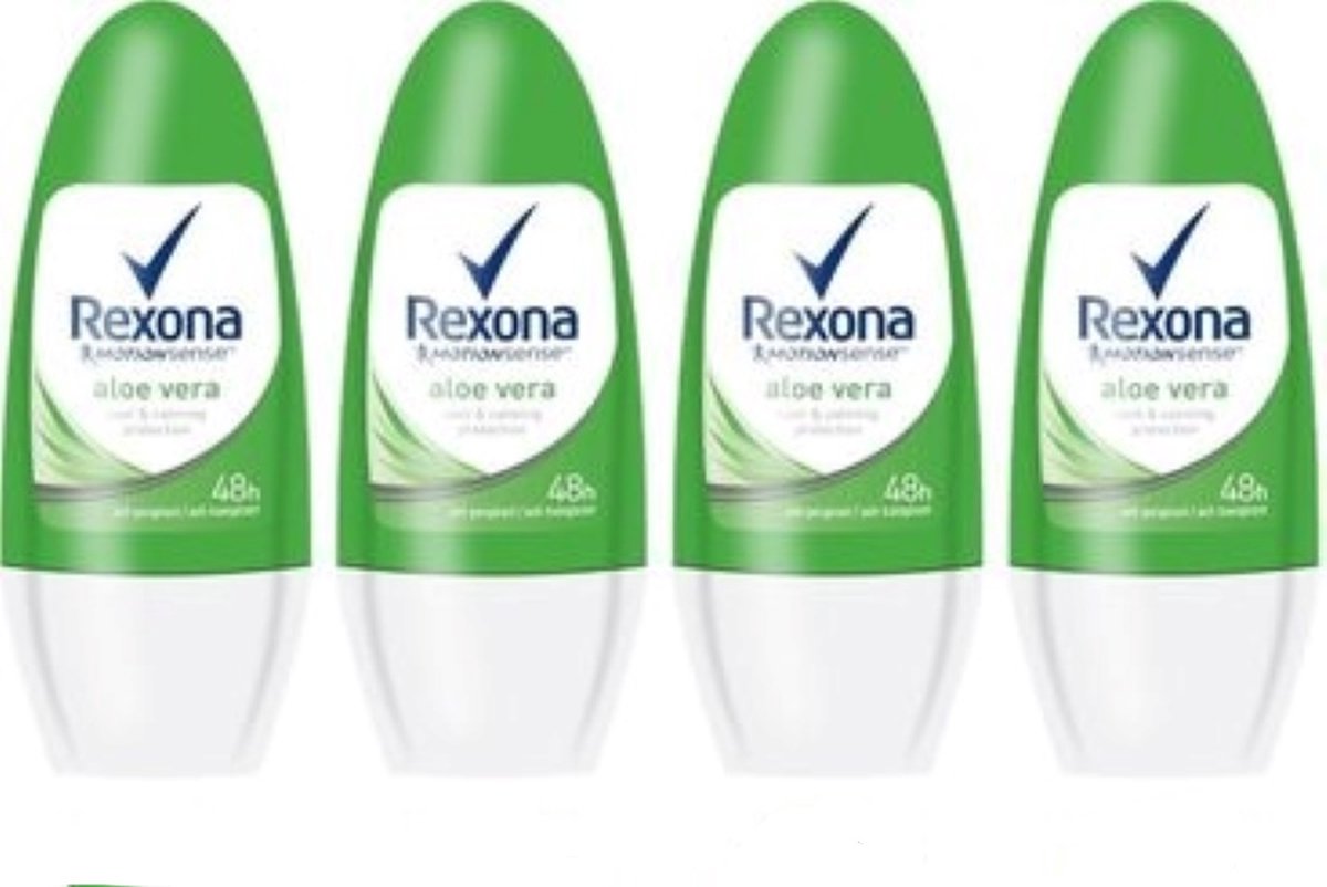 Rexona Deo Roller - Aloe Vera - 4 x 50 ml | bol.com