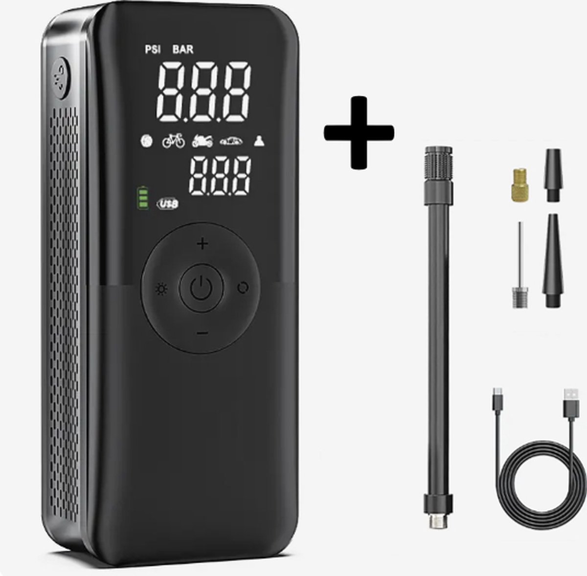 Draagbare Luchtpomp - Draagbare Luchtcompressor - Oplaadbaar ...