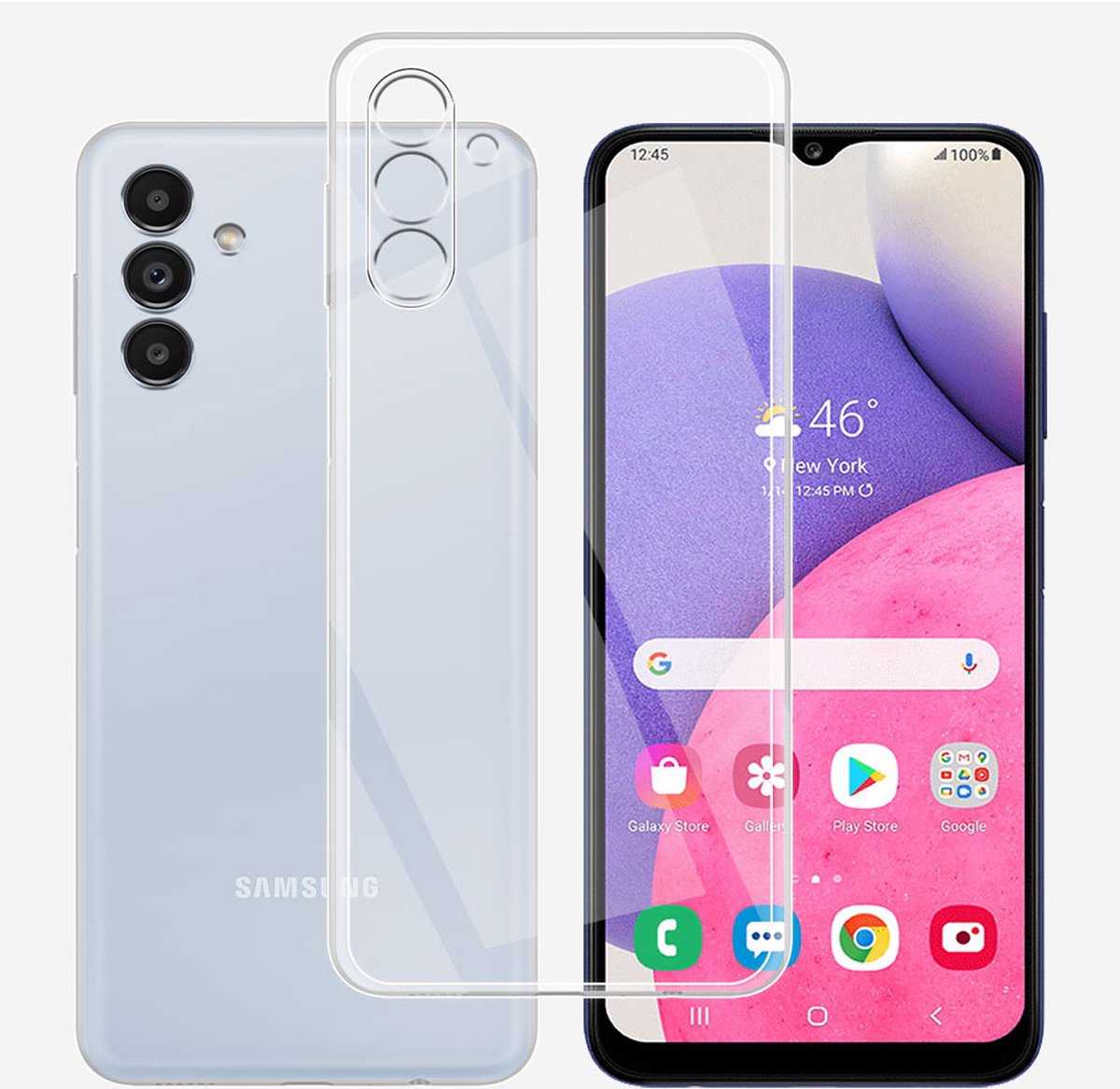 Transparant Hoesje Geschikt Voor Samsung Galaxy A54 - Back Cover ...