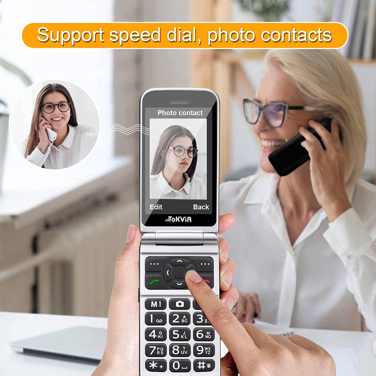 Senioren Telefoon Grote Toetsen - Senioren GSM - Klaptelefoon Simlock ...