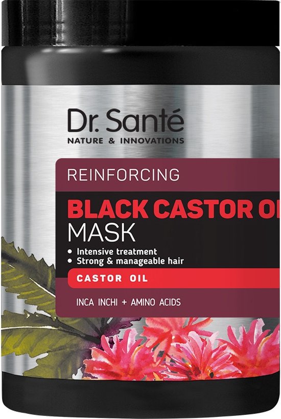 Black Castor Oil Mask regenererend haarmasker met ricinusolie 1000ml | bol