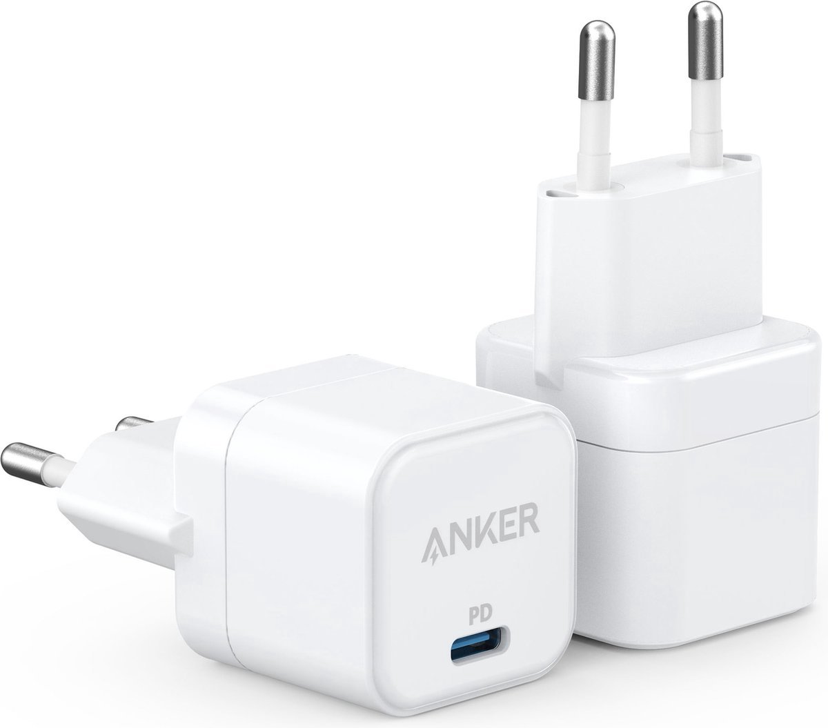 Anker PowerPort III Cube 20W USB-C Snellader Power Delivery Adapter ...