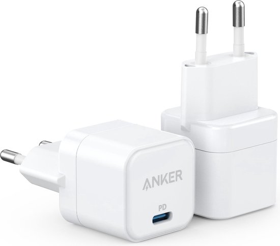 Anker PowerPort III Cube 20W USB-C Snellader Power Delivery Adapter ...