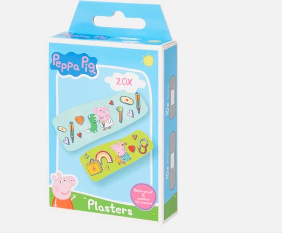 Peppa Pig pleisters Kinder pleisters waterproef zonder pijn te ...
