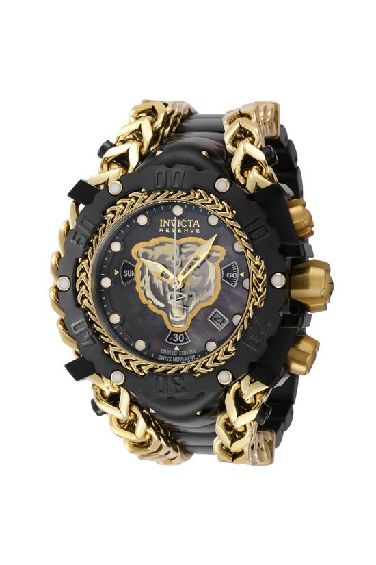 Invicta NFL - Chicago Bears 41529 Quartz Herenhorloge - 55mm | bol.com