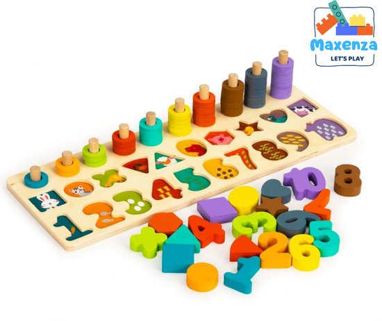 Maxenza PH05R005 Tablette éducative en bois pour Enfants de 3 ans et ...