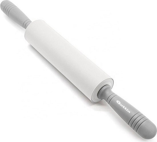 Deegroller voor gebak Quttin Grijs Wit Siliconen Draaiend (43 x 5,3 cm ...