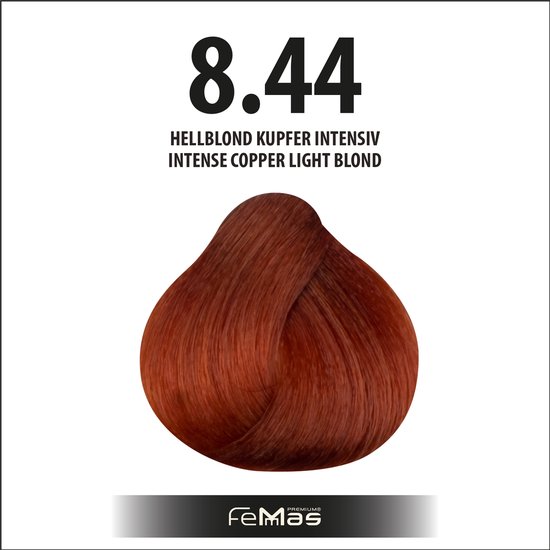 Femmas (8.44) - Haarverf - koper intensief - 100ml | bol