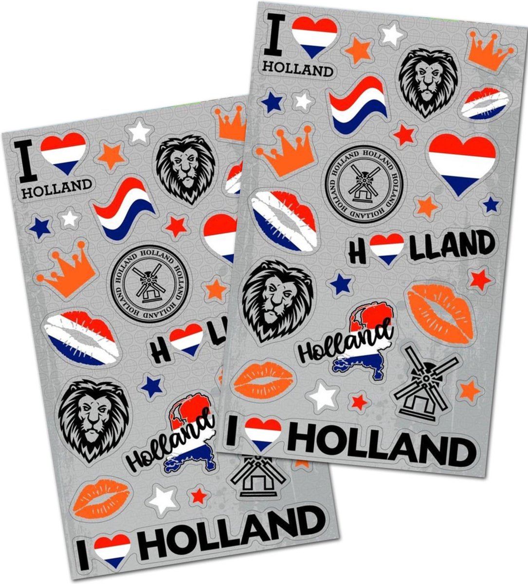 Stickervellen Holland - Holland Stickers - Hup Holland - Koningsdag ...