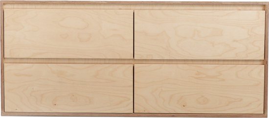 Furnified - Badkamer kast Scandinavisch ANN - 150 cm - Berk | bol.com