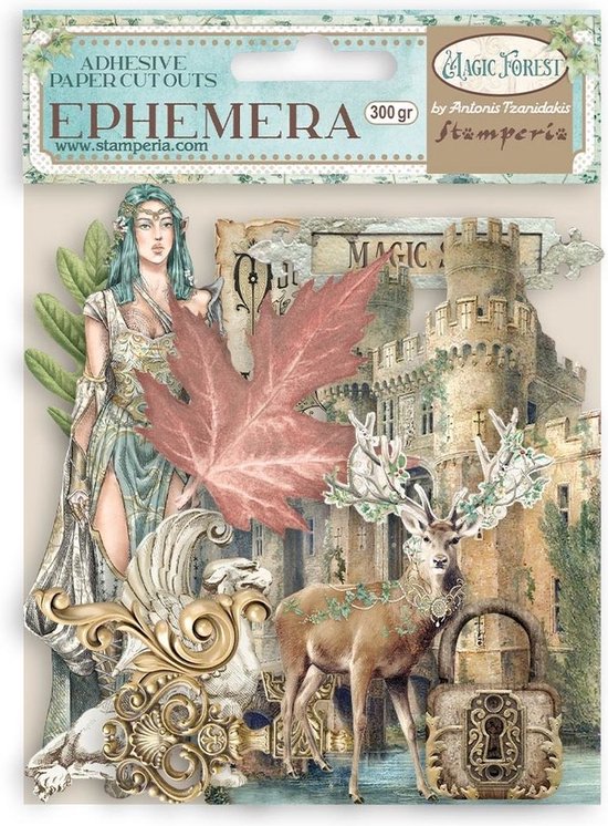 Stamperia - Magic Forest Ephemera (39pcs) (DFLCT14) | bol