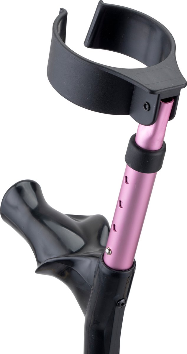 Elleboogkrukken ergonomisch Roze. Maat M/L - Loopkrukken - krukken ...