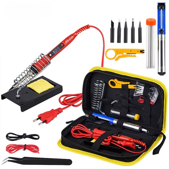 Precisie Soldeerbout set - Soldeerstation - Houtbrander - Rood | bol.com