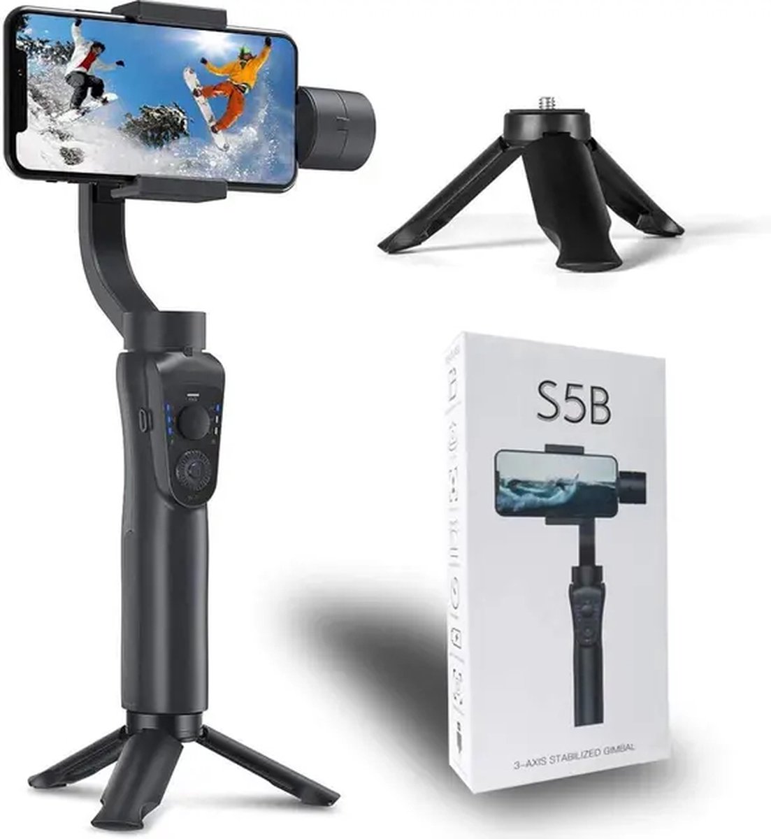 Gimbal S5B Camera Stabilizer -Handheld 3 Axis-2023 meest verkocht- Met ...