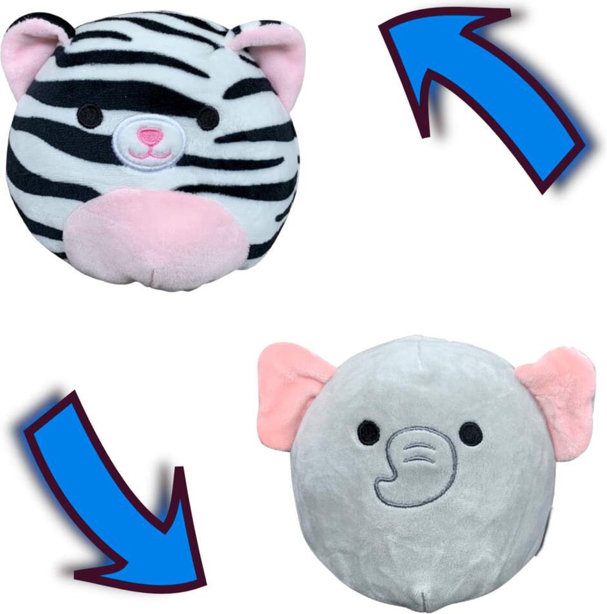 Squishmallow Knuffel Flip-A-Mallows- 12.5CM - Tasha & Mila | bol
