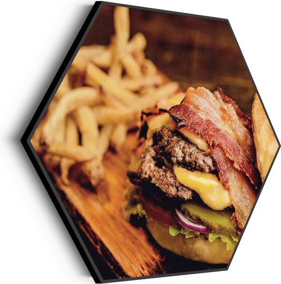 Peinture Acoustique Burger Plank Hexagon Basic L (100X86.6) - Panneau ...