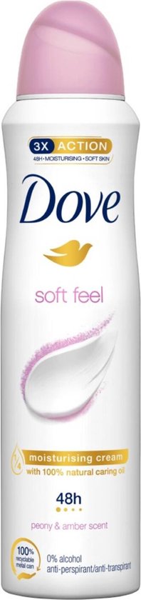 Dove Soft Feel Anti-transpirant Deodorant Spray 150 ML | bol.com