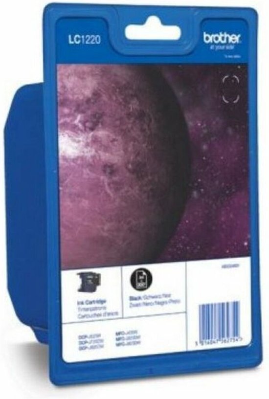 BROTHER LC-1220 inktcartridge zwart standard capacity 300 paginas 1 ...