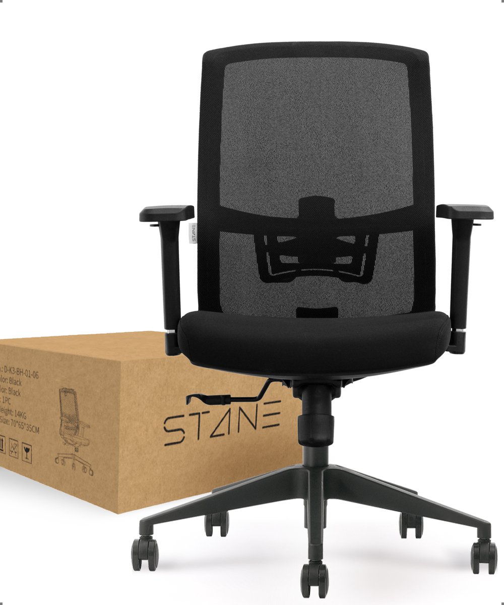 Ergonomische bureaustoel – Verstelbare Kantoorstoel - Bureaustoelen ...