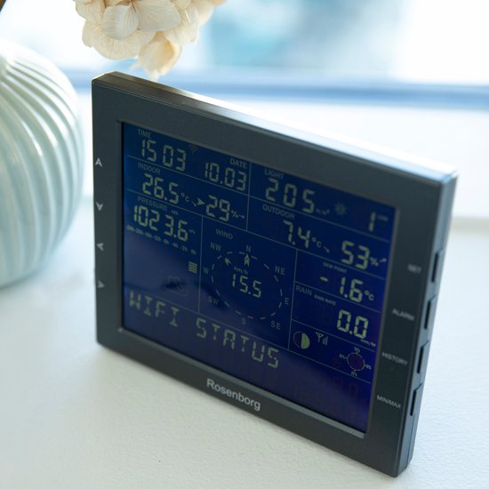 Rosenborg Professioneel Weerstation WS2350 - Draadloos - Met UV-index | bol