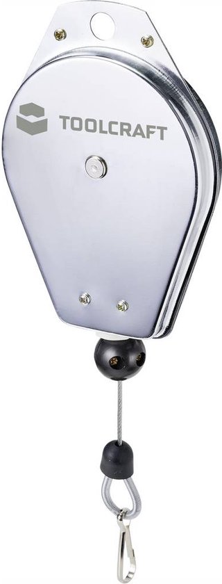 TOOLCRAFT TO-7392612 Veerkabel, trekkabel tot 1,5 m. Belasting (max ...