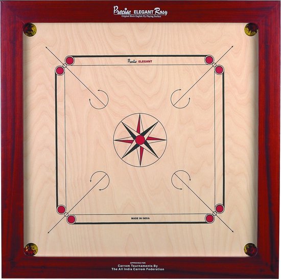 Precise Prof. Carrom Champion 20mm -22kg- Elegant Rosewood | Games | bol