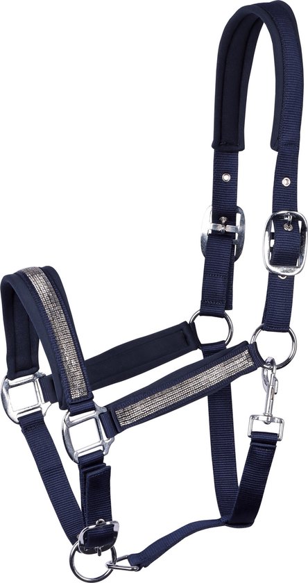 Harry's Horse - Halster Disco Fever - Navy - Pony | bol.com
