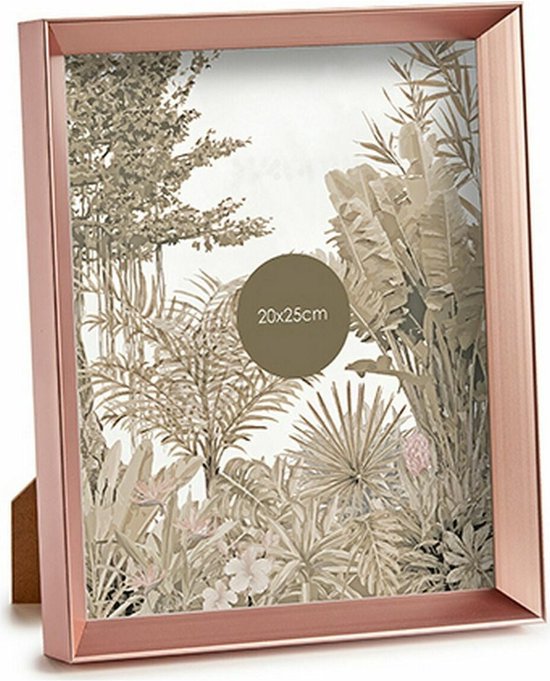 Fotolijsten Roze Koper Plastic Glas (22,3 x 3,5 x 27,3 cm) (6 Stuks) | bol