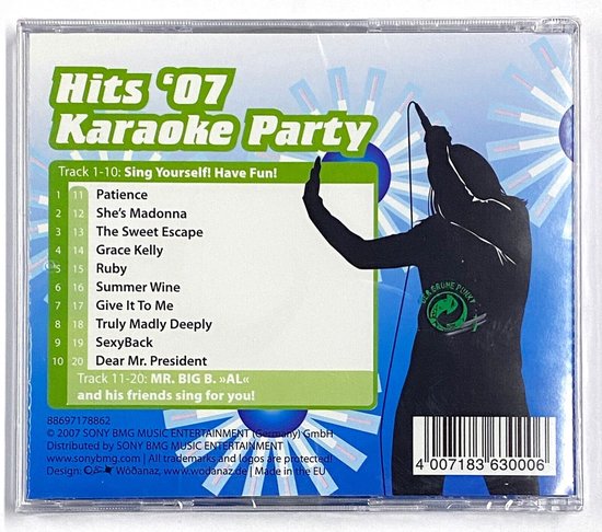 Karaoke party hits - cd - Hits '07, Gwen Stefani Pink Mika | Muziek | bol