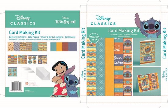 Lilo & Stitch 8x8 Inch Box Card Making Kit (DYP0020) | bol.com