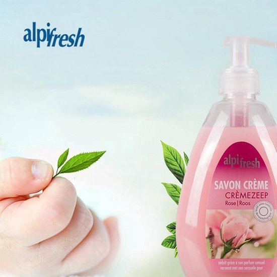 AlpiFresh Rose Handzeep - 6 x 500 ml | bol