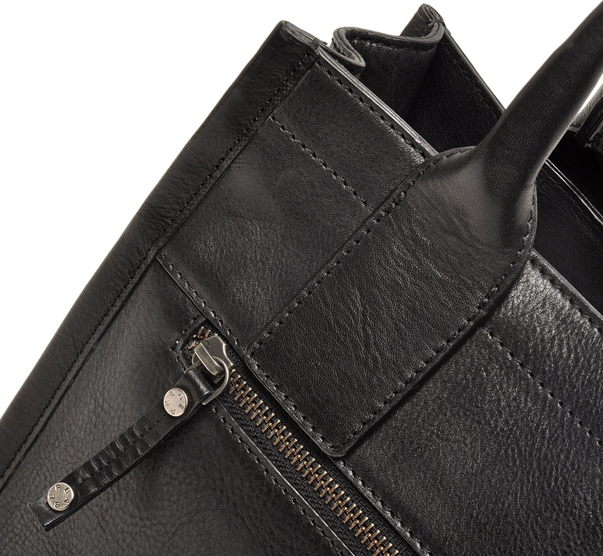 Berba Dames Leren Handtas Icons 885-114 Zwart | bol.com