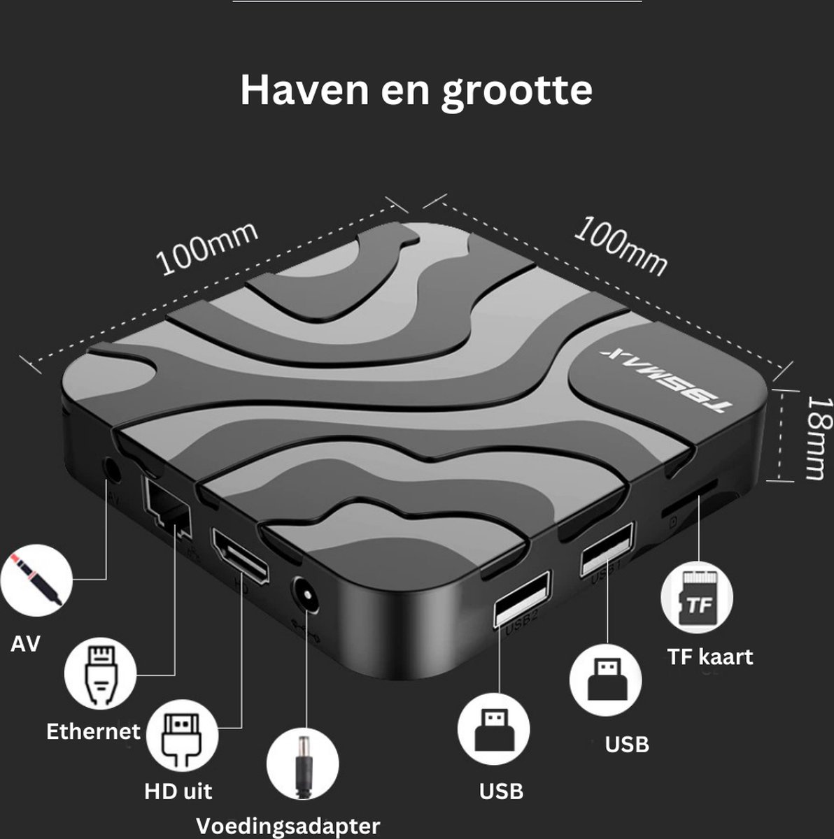 Iptv Box - Android Tv Box Avec Télécommande - Iptv Avec 18 GB De ...