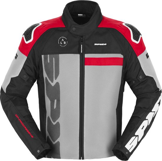Spidi Progressive Net H2 Red L - Maat - Jas | bol