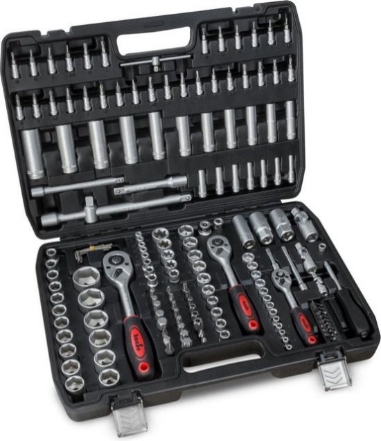 HW - Doppenset - Dopsleutelset - Ratelset - Ratel - Wrench - 171-delig ...