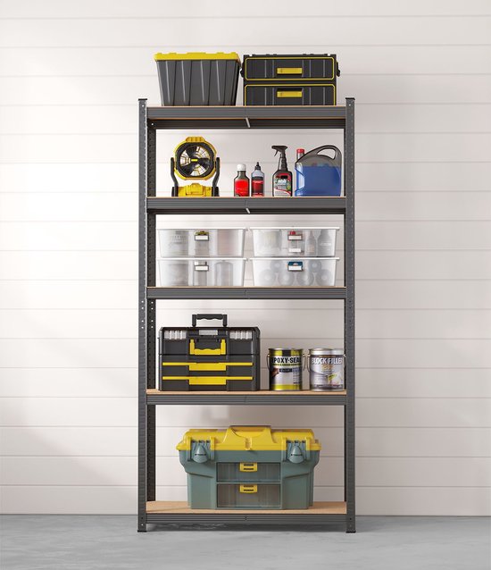 Opbergrekken Gerdina - Heavy Duty Planken - Set van 2- 180x90x40cm ...