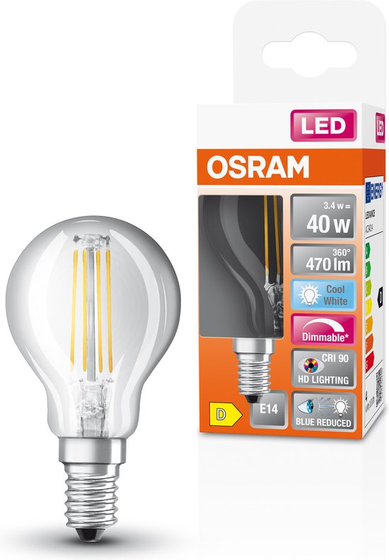 OSRAM Superstar dimbare LED lamp met bijzonder hoge kleurweergave (CRI9 ...