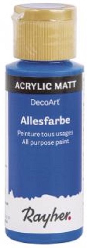 Rayher Acrylic verf 59 ml - Kleur : Echt blauw | bol