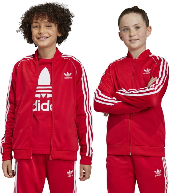 adidas Originals Adicolor SST Trainingsjack - Kinderen - Rood - 152 ...