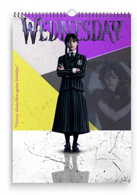 Wednesday Addams Kalender - Verjaardagskalender - Netflix - Cadeau ...