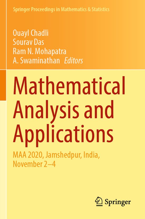 Springer Proceedings In Mathematics And Statistics Mathematical Analysis And Bol