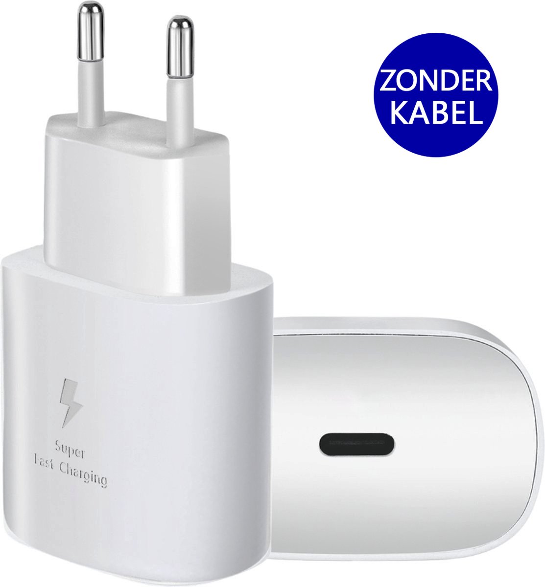Samsung universele snellader oplaadblok - 25W - USB-C aansluiting - Wit ...
